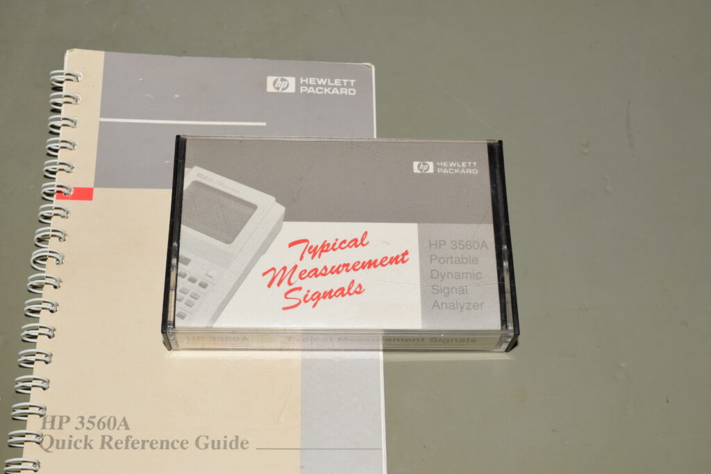 HP 3560A Typical Measurement Signals Tape | Rambling Nerd with a Plan