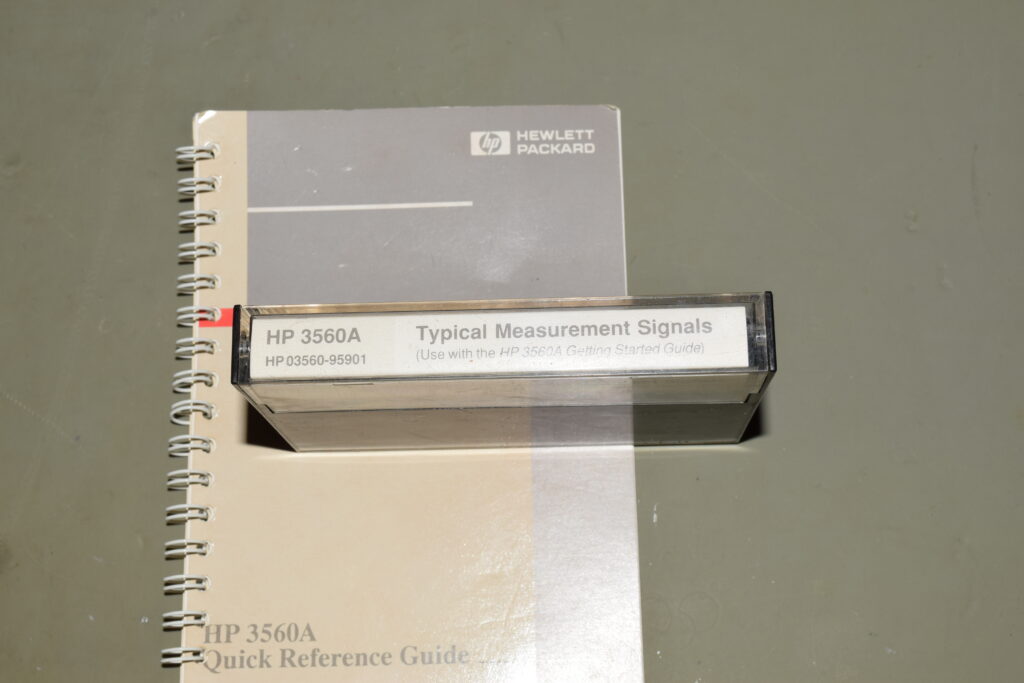 HP 3560A Typical Measurement Signals Tape | Rambling Nerd with a Plan