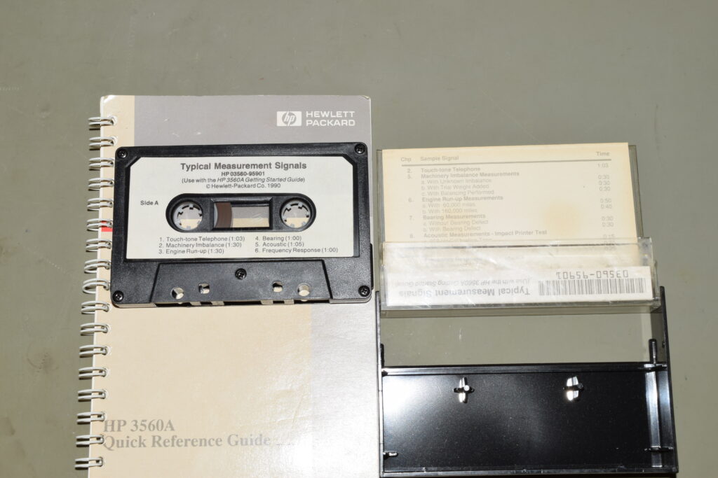 HP 3560A Typical Measurement Signals Tape | Rambling Nerd with a Plan