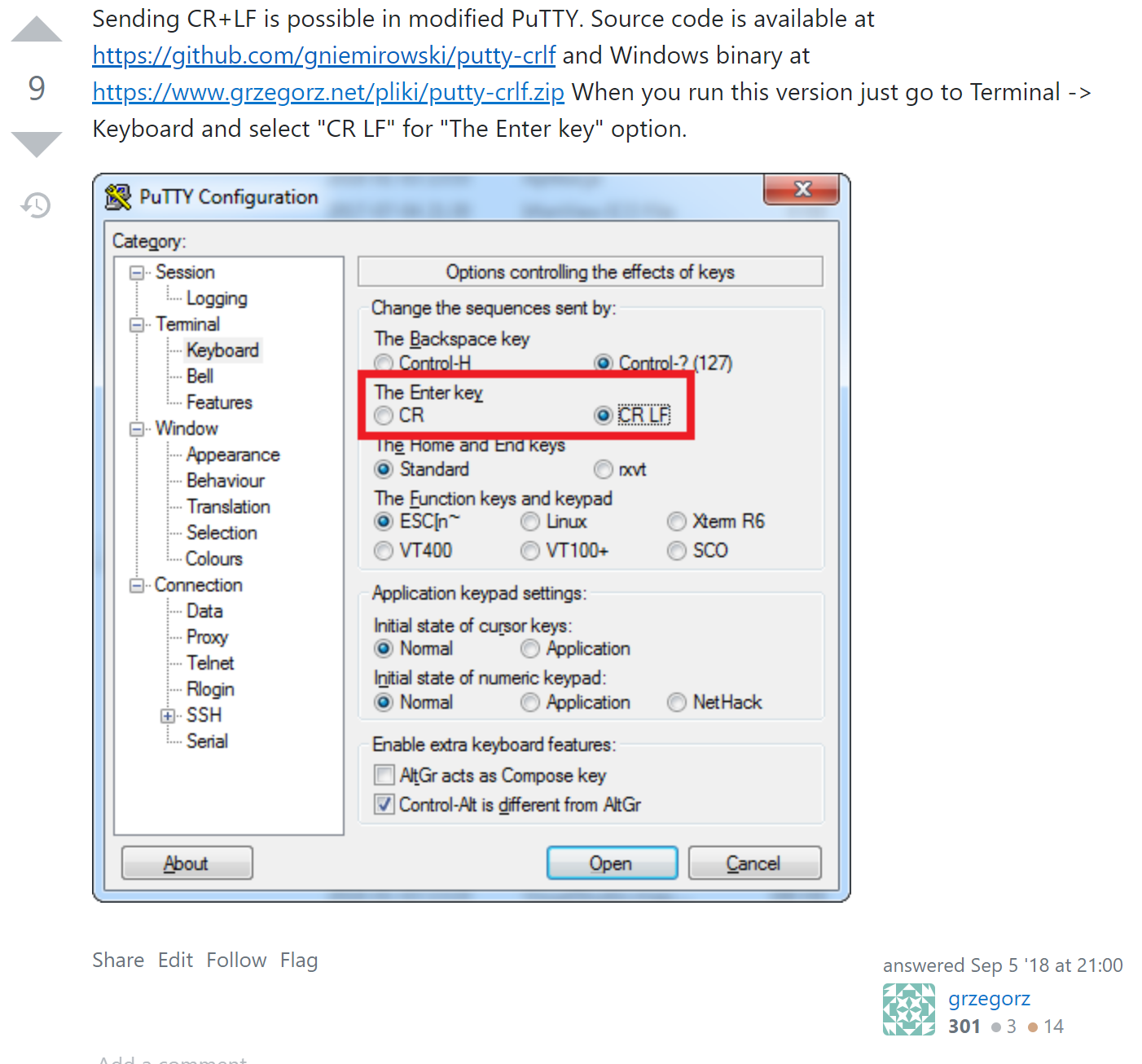 F#*@ing newline in Putty | Rambling Nerd with a Plan